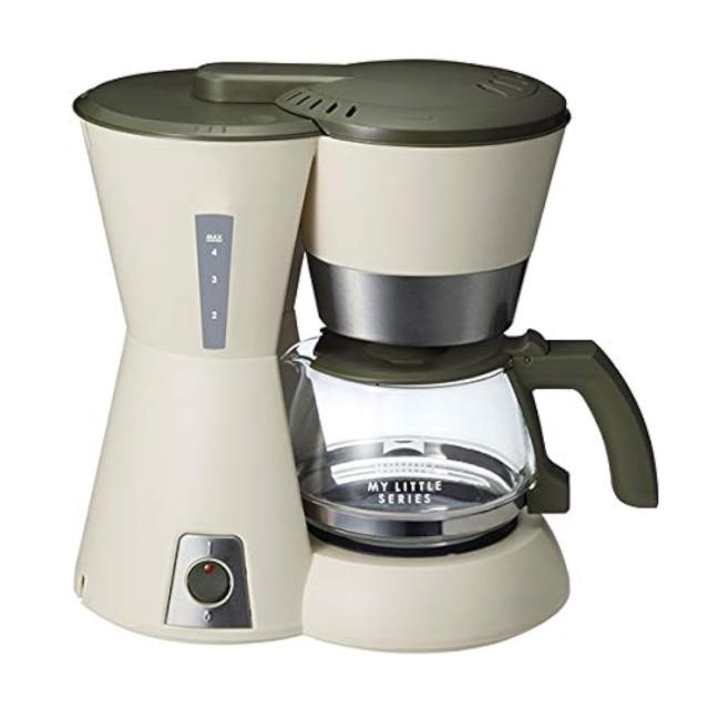 BRUNO ブルーノ 4 カップ コーヒーメーカー My Little シリーズ ベージュ BOE046-B(中古品)