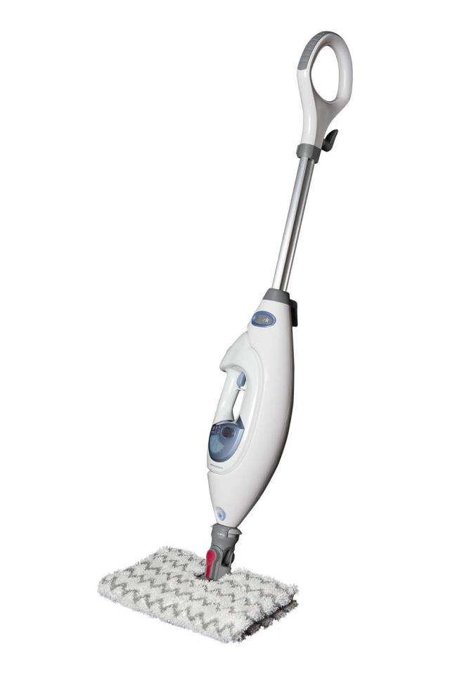 Shark シャーク 2-IN-1 プロスチームモップ S3974J ホワイト×ブルー(中古品)