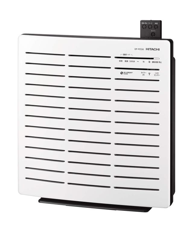 日立 空気清浄機 クリエア ~15畳 床置き・卓上兼用タイプ PM2.5対応 リモコン付き EP-PZ30 (中古品)