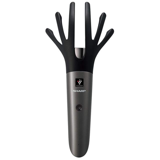 シャープ プラズマクラスターイオン発生 頭皮ケア専用機 スカルプエステ ブラック IB-JZ5K-B(中古品)