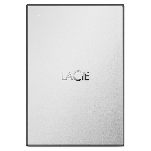 LaCie HDD ポータブルハードディスク 1TB USB 3.0 Drive シルバー 2 STHY10(中古品)