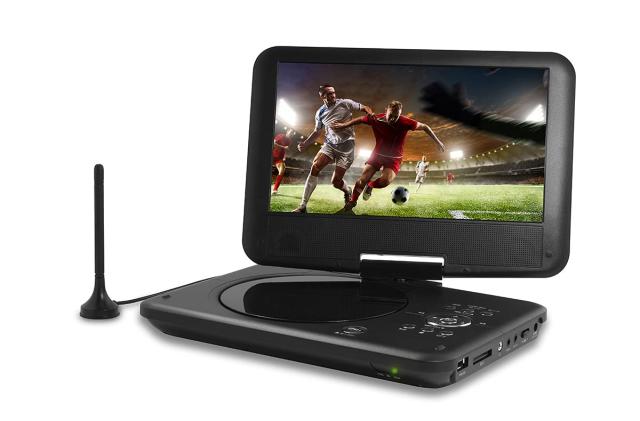 車載バック付属 フルセグチューナー搭載 9型ワイド液晶ポータブルDVDプレーヤー(中古品)