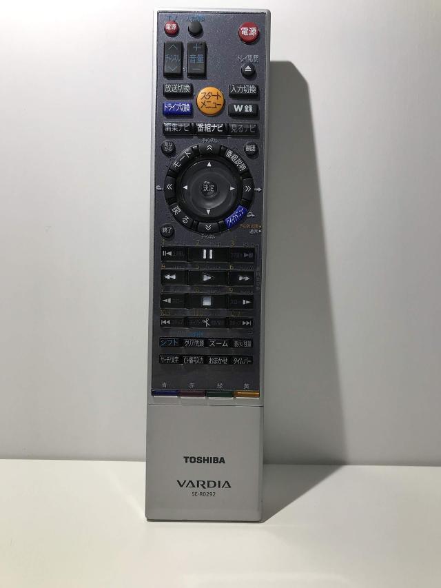 TOSHIBA/東芝 HDD＆DVDレコーダー用リモコン　SE-R0292 (79102315)