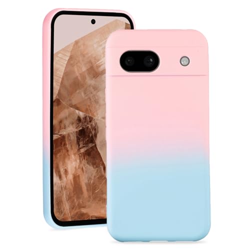 Google Pixel 8A ケース グラデーションカバー 薄型 柔軟 軽量 グーグル ピクセル8A スマホ保護カバー マット質感 全面保護 耐衝撃 TPU ケース 滑り止め 落下防止 ...