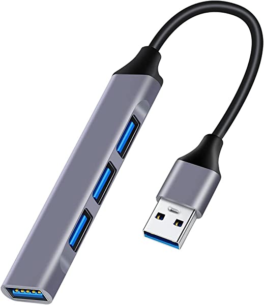 USBハブ USB3.0 1ポート USB2.0 3ポート 最大伝送速度5Gbps USB2.0/1.1との互換性あり コンピュータ USB-A ハブ 4in1 USB3.0*1 USB2.0 ...