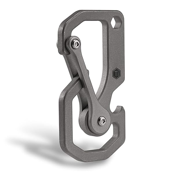 キーホルダー チタン マルチツール キーホルダーツール ボトルオープナーキーホルダー ドライバー機能付き EDCツール ポケットツール 日常携帯用 (重さ18g) 送料無料