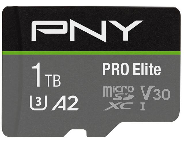 PNY [P-SDU1TBV32100PRO-GE] Pro Elite U3 microSDXCカード 1TB Blackの通販はau ...