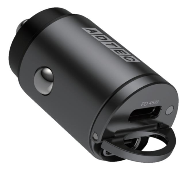 アドテック [ACPD-V045C2] Power Delivery対応 シガーソケットタイプ充電器/45W/USB Type-C 2ポート ...