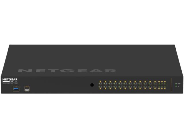 NETGEAR [GSM4230UP-100AJS] ProAV向けUltra90 PoE++対応(1440W) 1Gポート×26 SFP ...