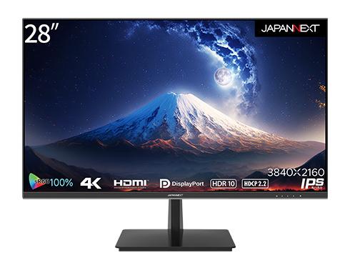 JAPANNEXT [JN-IPS2802UHDR] 液晶ディスプレイ/28型/3840×2160/HDMI×2、DP×1/ブラック ...