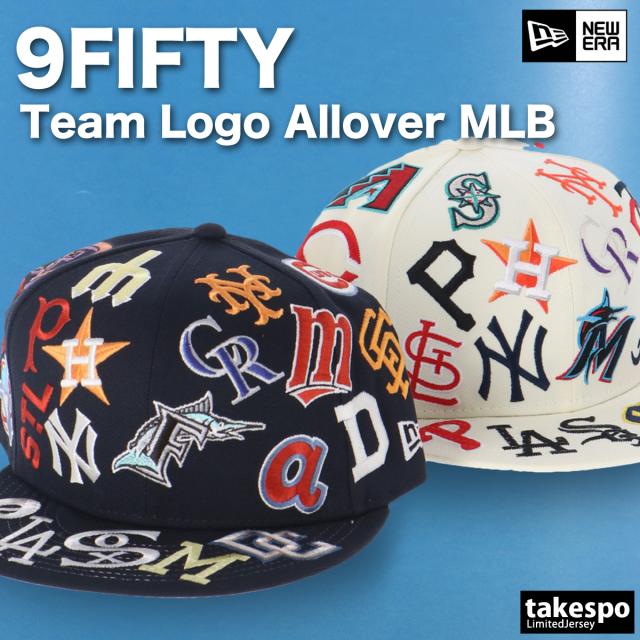 ニューエラ キャップ メンズ レディース ブランド 帽子 野球 MLB 大リーグ チームロゴ ドジャース ヤンキース 白 ナインフィフティー