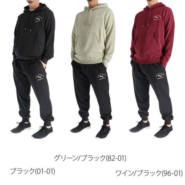 プーマ スウェット 上下 メンズ セットアップ ブランド PUMA フード