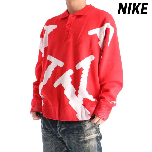ナイキ セーター メンズ ブランド NIKE ラグビー ビッグロゴ ニット ゆったり えり付 クラブ HV1437 送料無料 新作