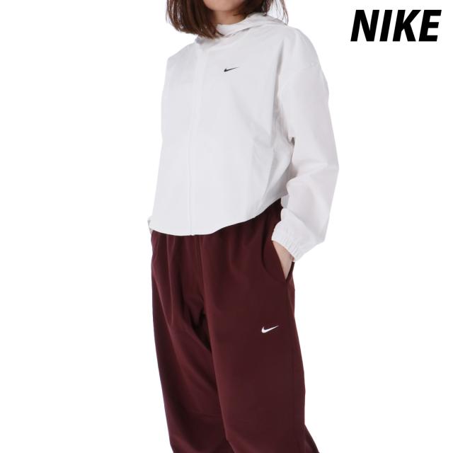 ナイキ ウインドブレーカー 上下 レディース セットアップ ブランド NIKE フード付き フーディ 薄手 軽量 クロップド丈 はっ水 撥水