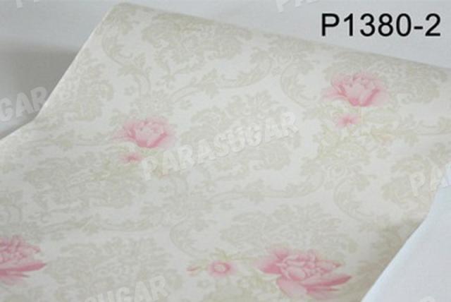 【100m】p1380-2 フラワー 花柄 パターン 壁紙 シール リフォーム 多用途 ウォールステッカー はがせる リメイクシートの通販は ...