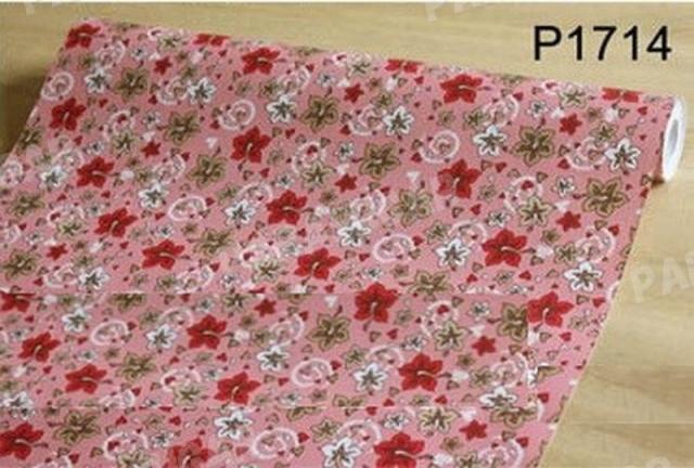 【100m】p1714 フラワー 小花柄 ピンク 壁紙 シール リフォーム 多用途 ウォールステッカー はがせる リメイクシートの通販はau ...