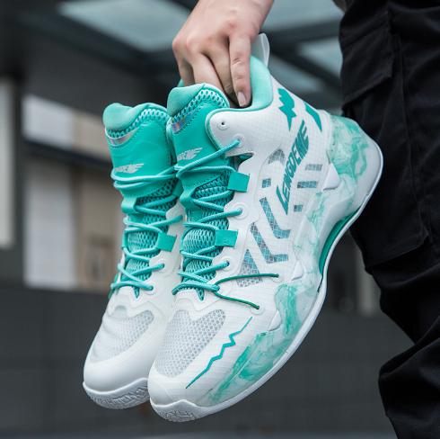 メンズ スニーカー グリーン 23.0cm〜27.5cm 靴 シューズ 防滑 バスケットシューズ 通勤 通学 旅行 【245】