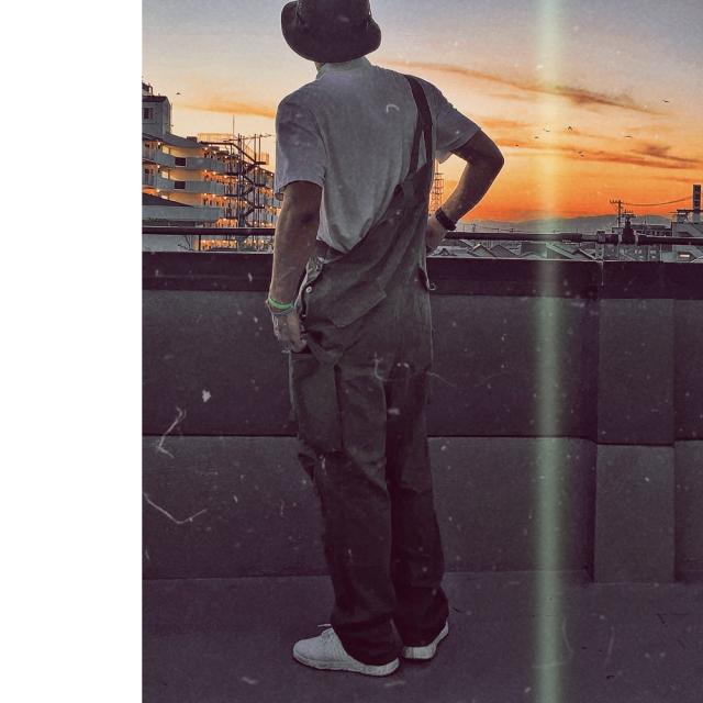 tsb 数量限定 ヴィンテージ風 サロペット メンズ ウォッシュ加工 色