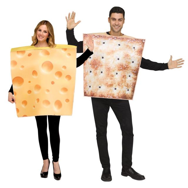 チーズ クラッカー カップル おもしろ 仮装 コスチューム コスプレ お笑い 衣装 ハロウィン CHEESE & CRACKER