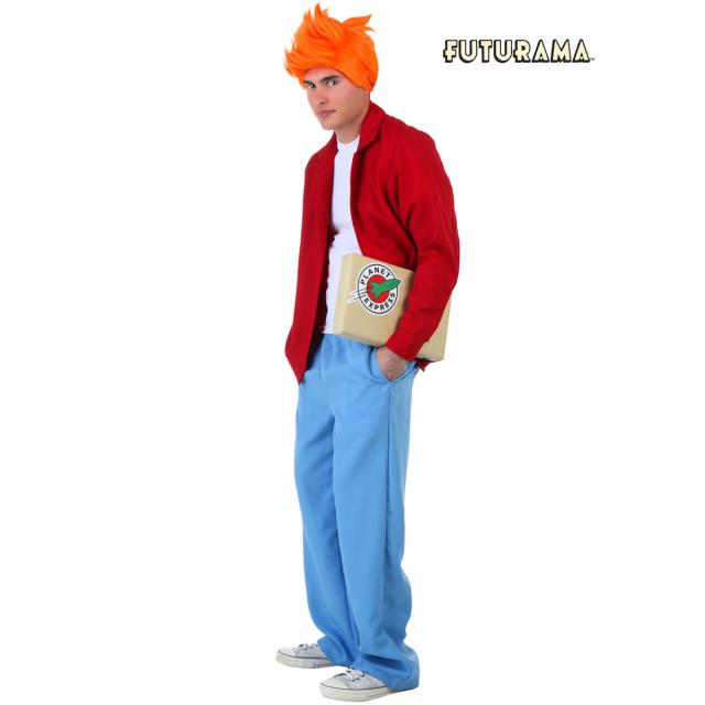 フューチュラマ フィリップ　J　フライ 仮装 コスプレ  コスチューム ウィッグ アニメ 衣装 FUTURAMA COSTUME