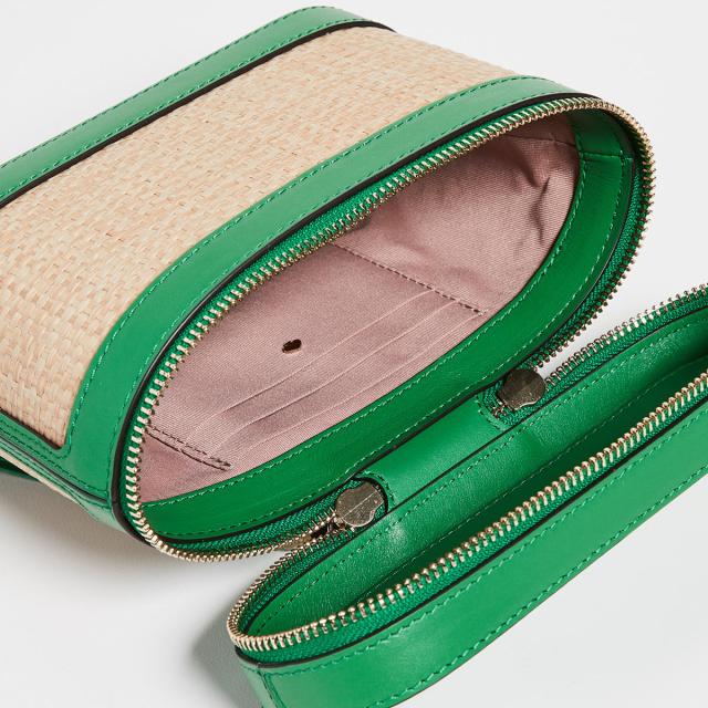 送料無料 ケイトスペード バッグ かごバッグ バイカラー レディース