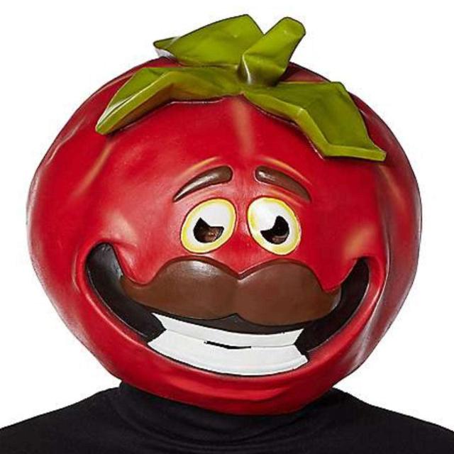 送料無料 フォートナイト トマトヘッド コスプレ マスク コスチューム TomatoHead スキン 服 ハロウィン Fortnite