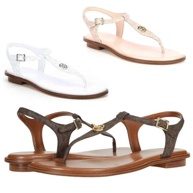 送料無料 マイケルコース サンダル トング ぺたんこ おしゃれ レディース ブランド 歩きやすい ストラップ Michael Kors