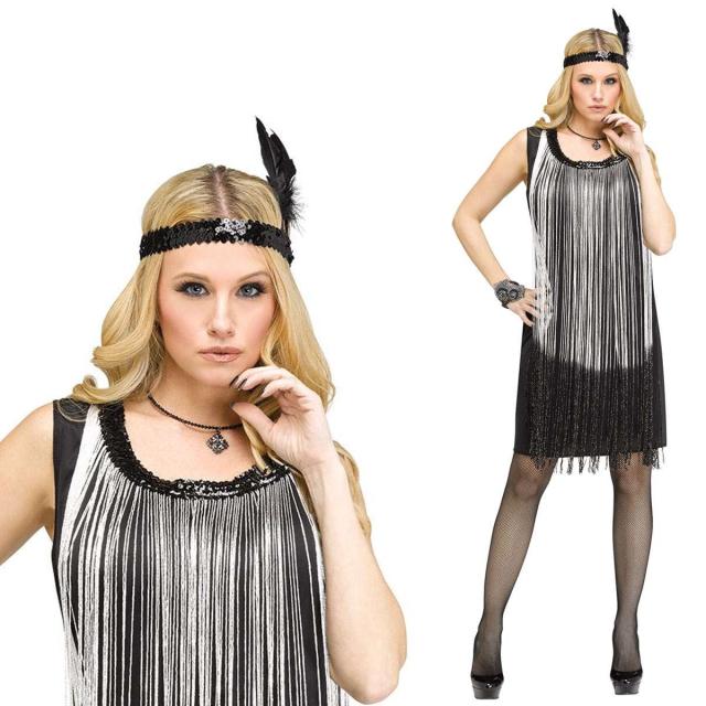 送料無料  フラッパー ドレス レトロ コスプレ 衣装 仮装 コスチューム イベント