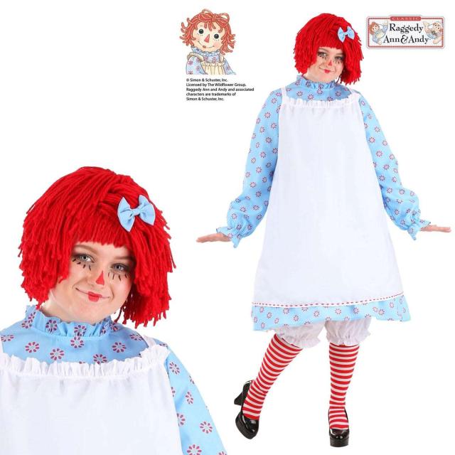 送料無料  ラガディ・アン・ストーリーズ アン Ann コスプレ 衣装 仮装 コスチューム イベント