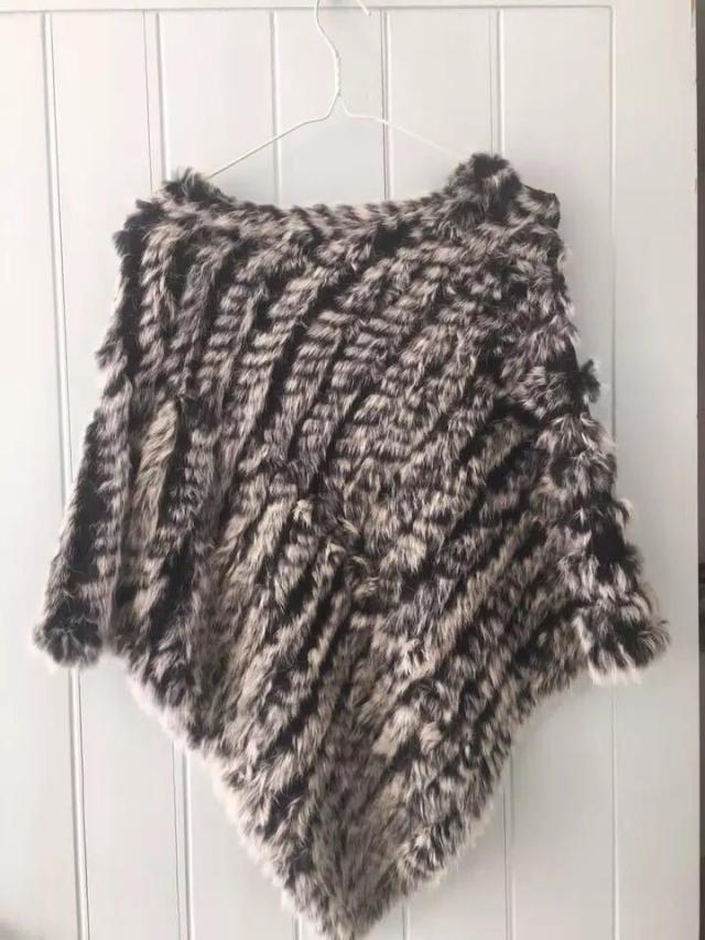 ラビットケープ ．ラビットショール ラビットポンチョ 大判ストール ラビット肩掛け