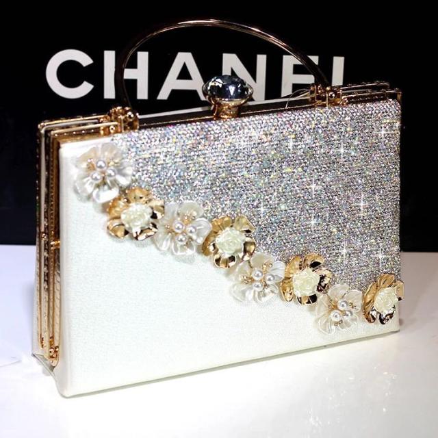 豪華パーティーバッグ キラキラ ストーンBAG クラッチバッグ レディース ラインストーンクラッチバッグ 2wayバッグ