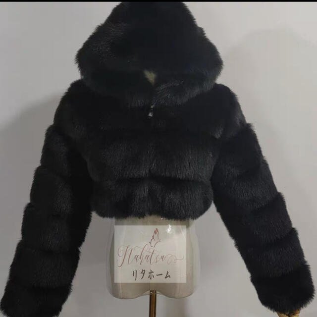 ファーコート 大きいサイズ S〜3XL選択 新品未使用 レディースファーコート
