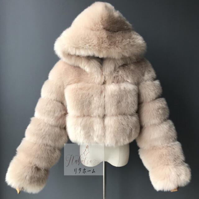 ファーコート 大きいサイズ S〜3XL選択 新品未使用 レディースファーコート