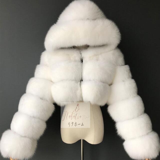 ファーコート 大きいサイズ S〜3XL選択 新品未使用 レディースファーコート