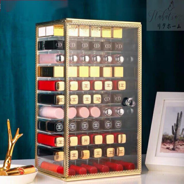 リップ収納 口紅ボックス コスメボックス メイクボックス