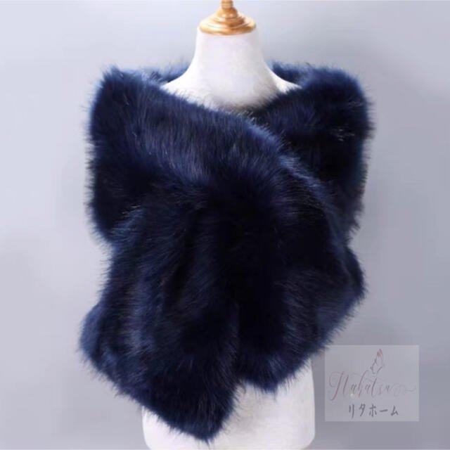 ケープ ．ファーショール ファーストール ボレロ 大判ストール 肩掛け