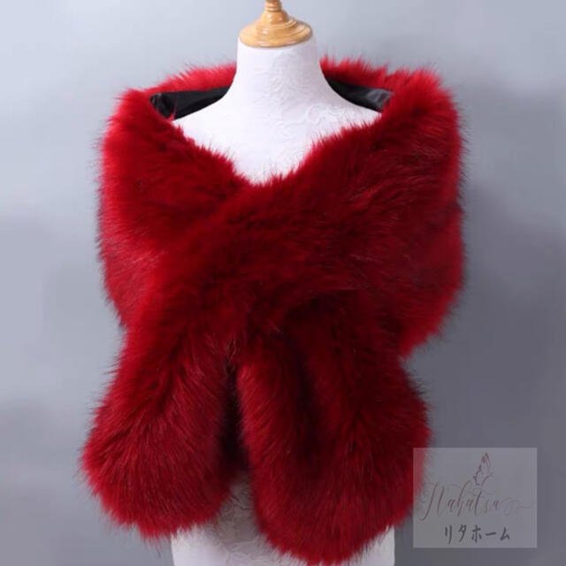 ケープ ．ファーショール ファーストール ボレロ 大判ストール 肩掛け