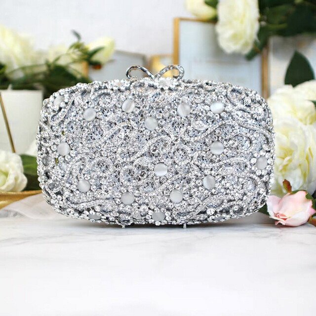 豪華パーティーバッグ クラッチバッグ レディース ラインストーンクラッチバッグ