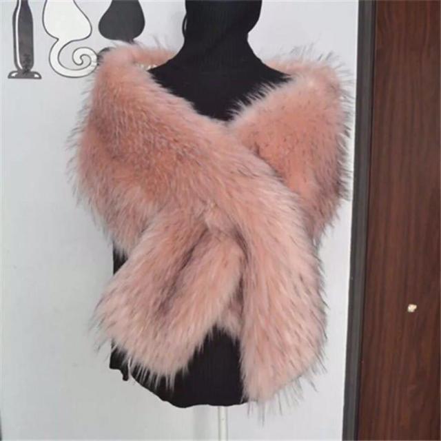 毛皮風ミンクケープ ．ファーショール ファーストール ポンチョ ボレロ ストール
