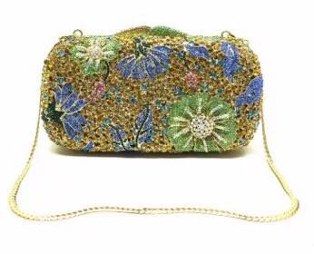 豪華パーティーバッグ キラキラ ストーンBAG クラッチバッグ レディース ラインストーンクラッチバッグ．