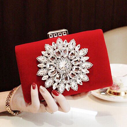 豪華パーティーバッグ ストーンBAG クラッチバッグ レディース 2way ショルダーバッグ