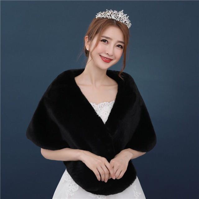 毛皮風ミンクケープ ．ファーショール ファーストール ポンチョ ボレロ ストール