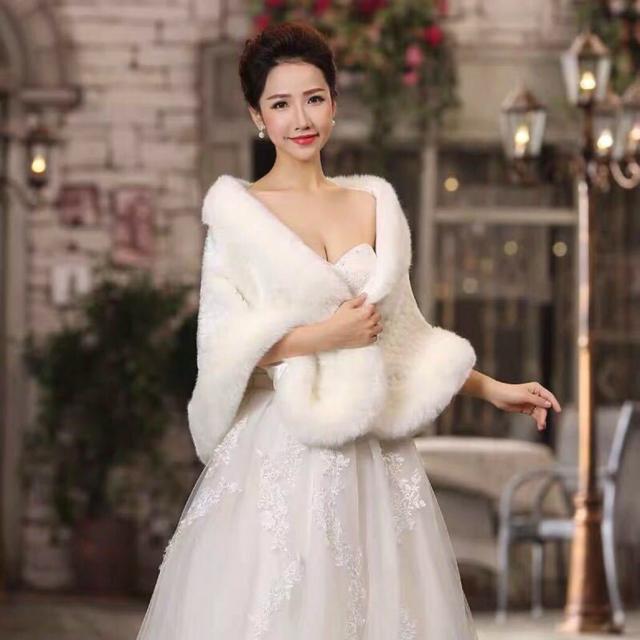 毛皮風ミンクケープ ．ファーショール ファーストール ポンチョ ボレロ ストール．