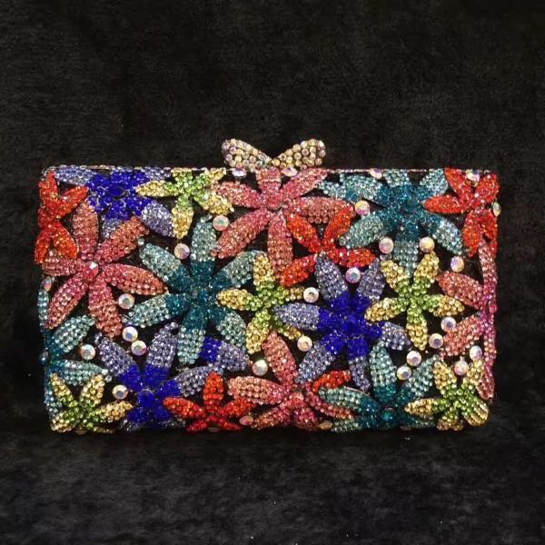 豪華パーティーバッグ ．キラキラ ストーンBAG ラインストーンクラッチ