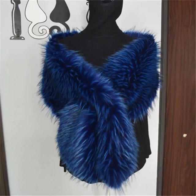 毛皮風ミンクケープ ．ファーショール ファーストール ポンチョ ボレロ ストール