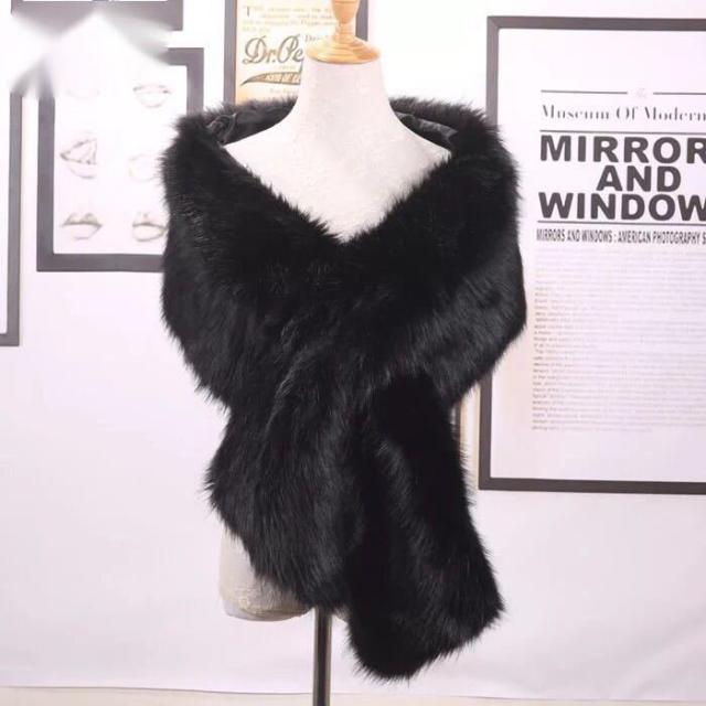 毛皮風ミンクケープ ．ファーショール ファーストール ポンチョ ボレロ ストール．