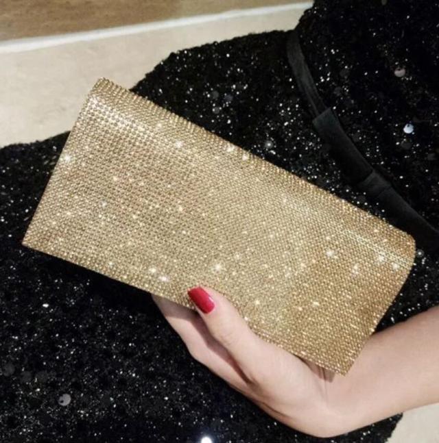 豪華パーティーバッグ キラキラ ストーンBAG クラッチバッグ レディース ラインストーンクラッチバッグ