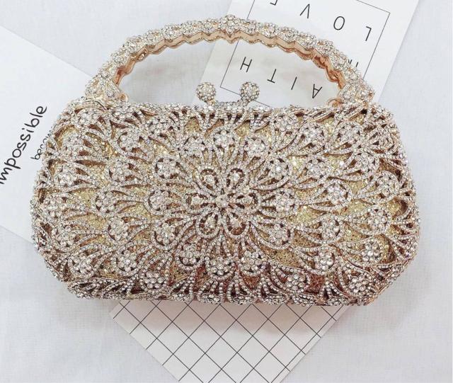 豪華パーティーバッグ キラキラ ストーンBAG クラッチバッグ レディース ラインストーンクラッチバッグ