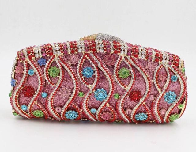 豪華パーティーバッグ キラキラ ストーンBAG クラッチバッグ レディース ラインストーンクラッチバッグ
