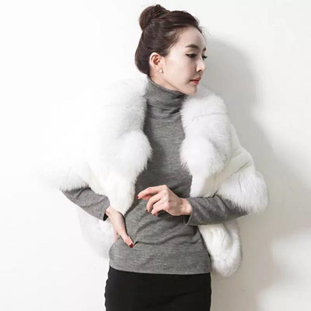 毛皮風ミンクケープ ．ファーショール ファーストール ポンチョ ボレロ ストール
